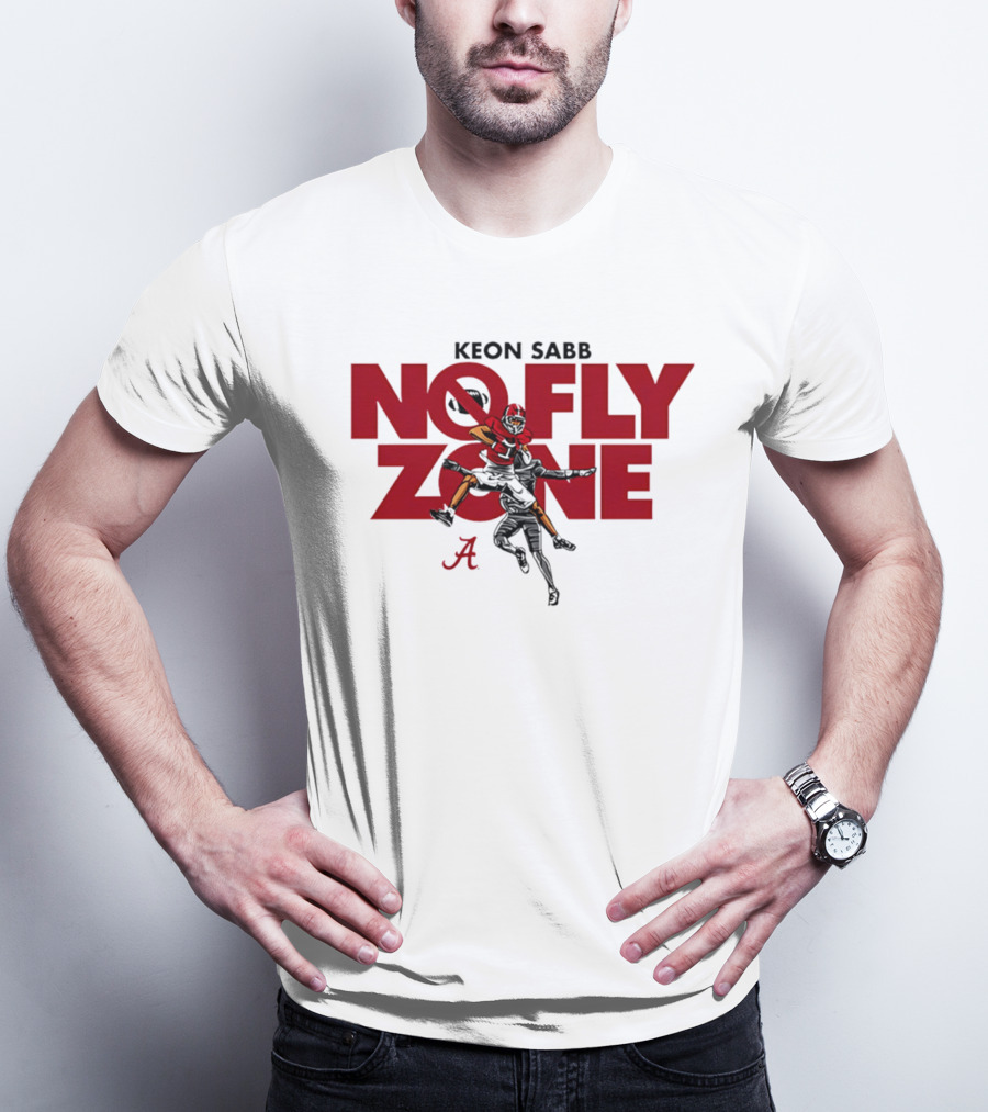 Keon Sabb No Fly Zone Alabama Football NCAA T-Shirt