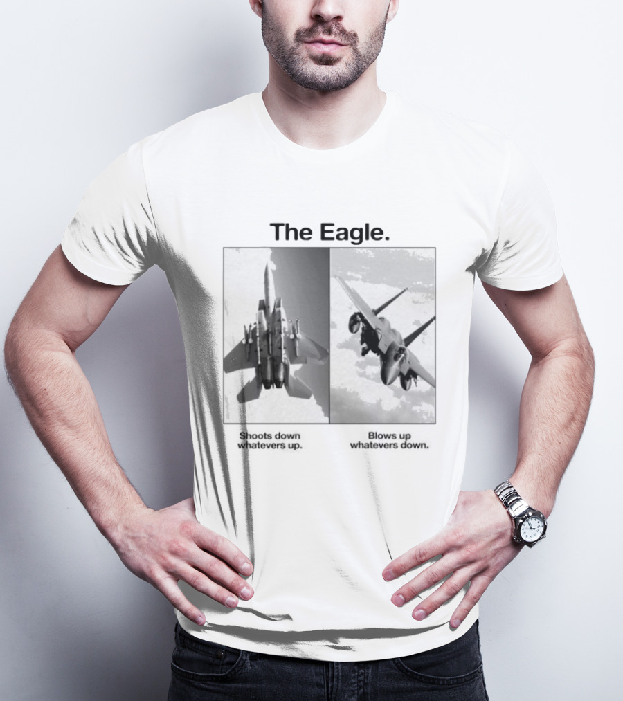 The Eagle F 14 Tomcat F 15 Eagle Fighter Jet Showdown T-Shirt