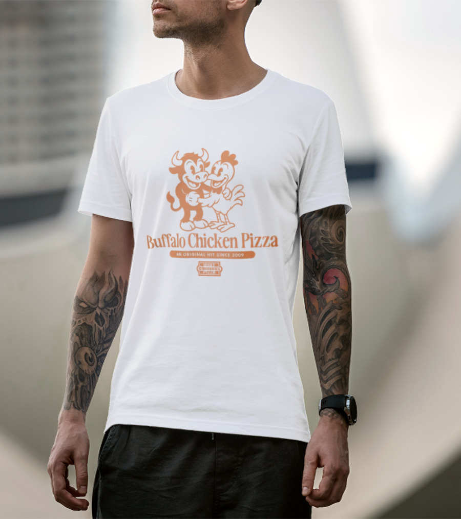 Buffalo Chicken Pizza An Original Hit Since 2009 Cartoon Characters T-Shirt