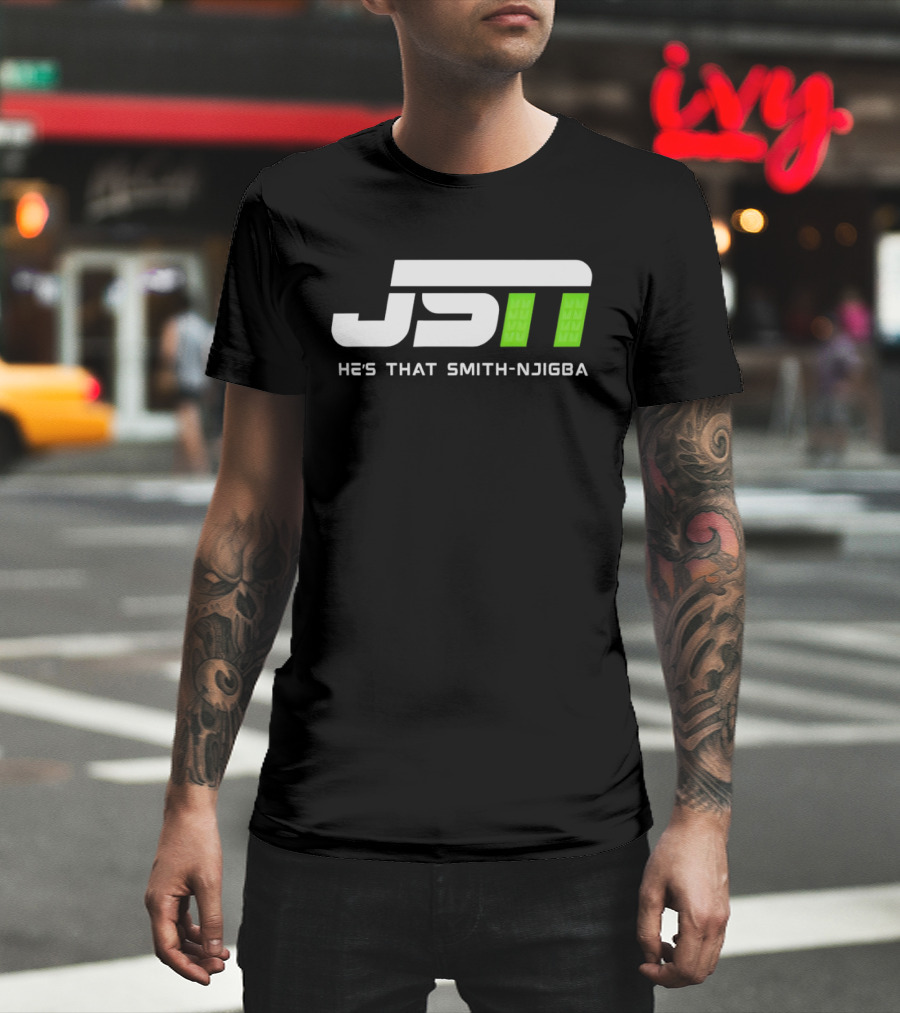 JSN He's That Smith Njigba Seattle Seahawks Football T-Shirt