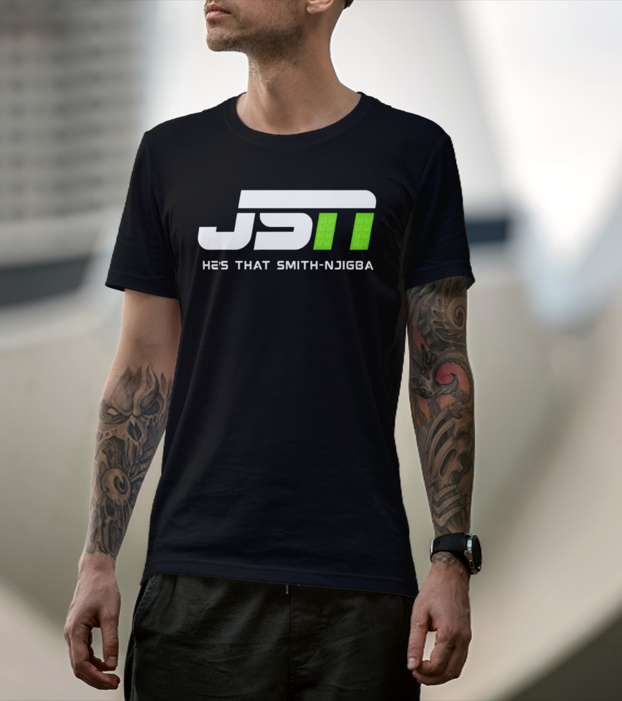JSN He's That Smith Njigba Seattle Seahawks Football T-Shirt