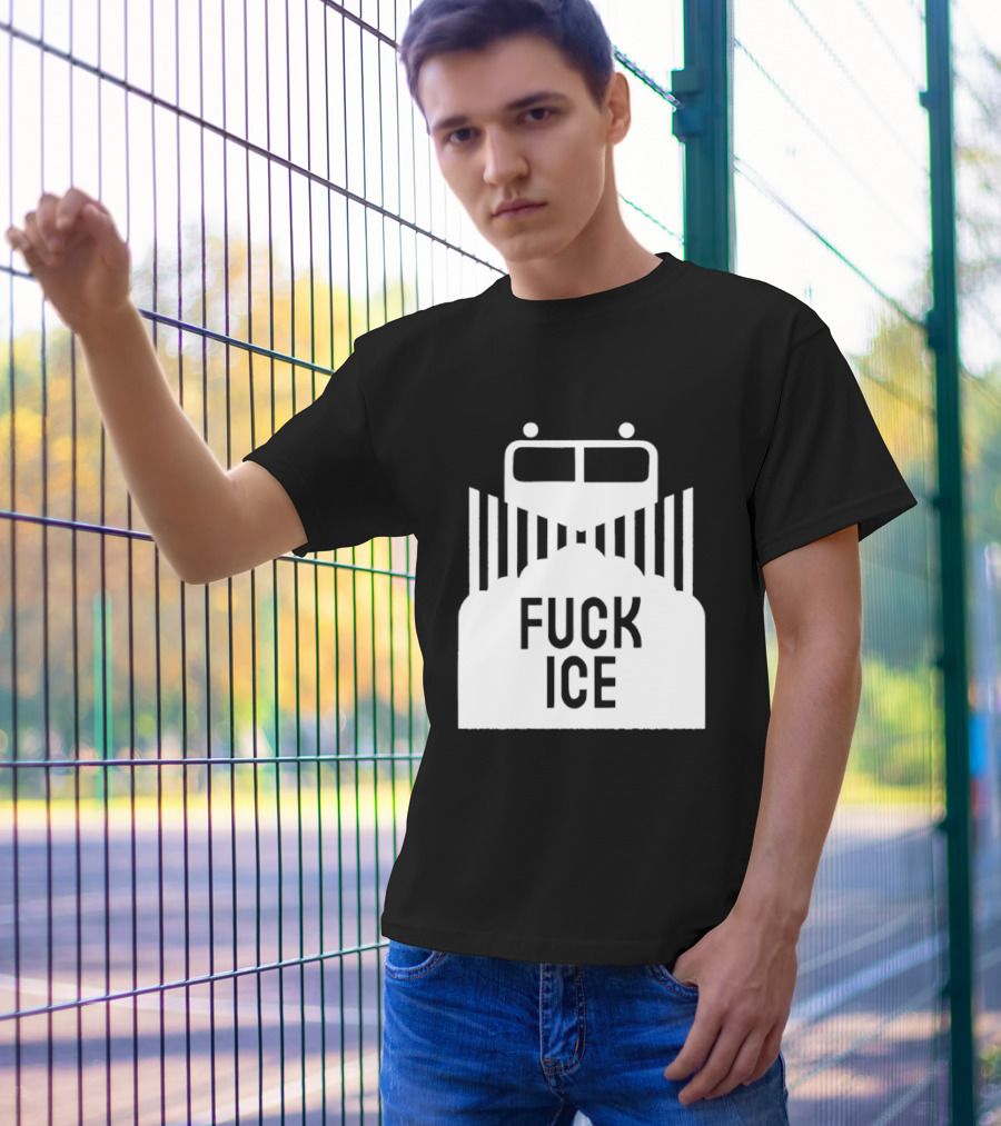 Fuck Ice Detention Abolition Protest Message T-Shirt