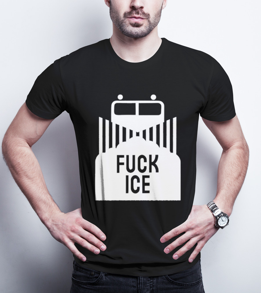 Fuck Ice Detention Abolition Protest Message T-Shirt