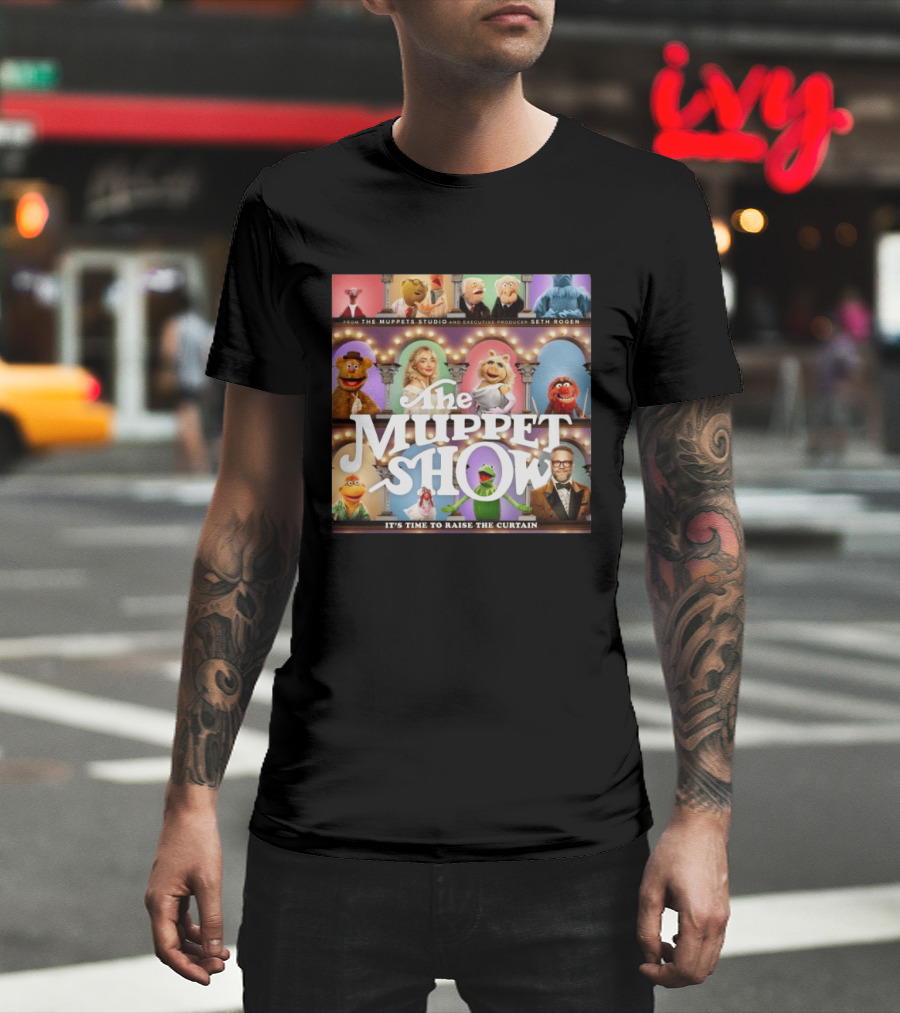 The Muppet Show It's Time To Raise The Curtain February 4 2026 Seth Rogen Executive Producer T-Shirt