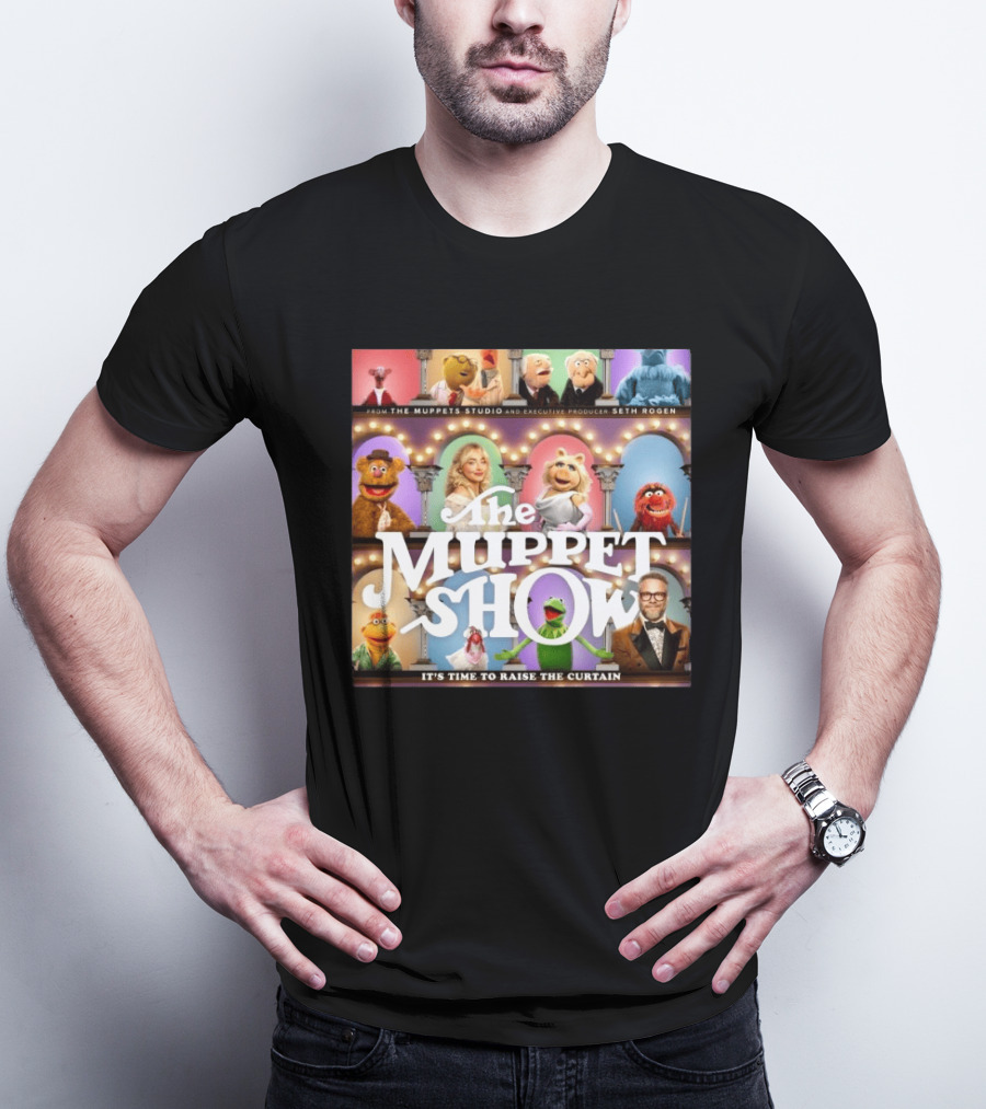 The Muppet Show It's Time To Raise The Curtain February 4 2026 Seth Rogen Executive Producer T-Shirt