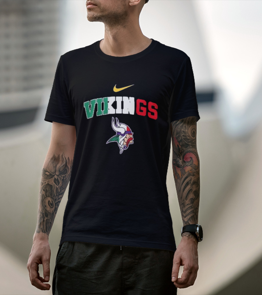 Minnesota Vikings Italia Nike Go Vikings T-Shirt