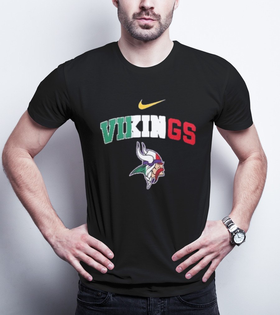 Minnesota Vikings Italia Nike Go Vikings T-Shirt