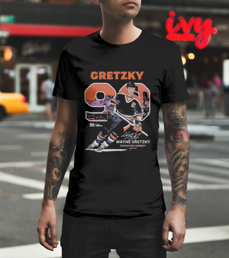 Wayne Gretzky 99 Edmonton Hockey T-Shirt