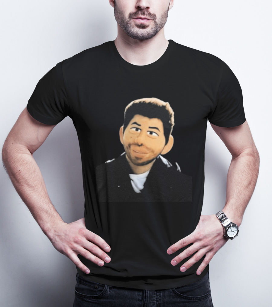 Nick Jonas J.N. Puppet Caricature T-Shirt