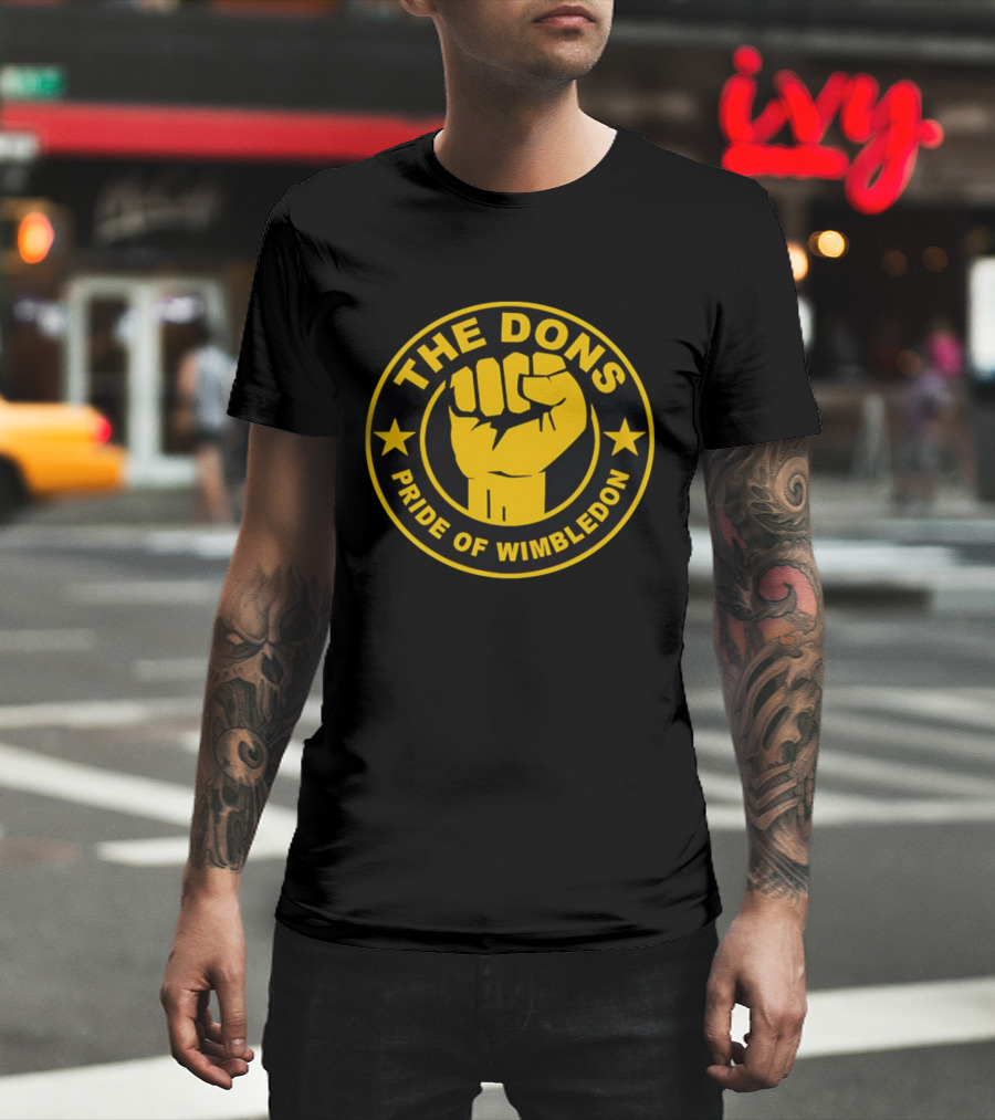 AFC Wimbledon The Dons Pride Of Wimbledon Fist T-Shirt