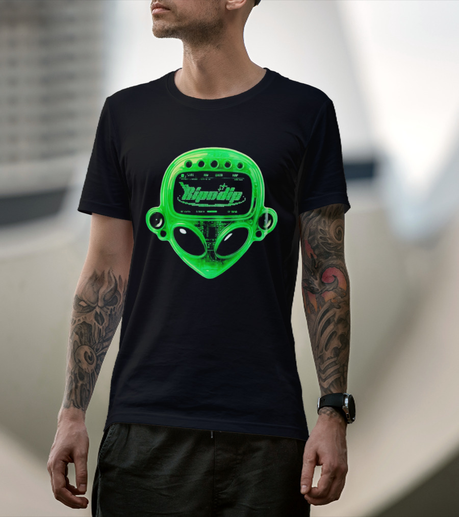 Ripndip Alien HP Level AP Green Transparent Device T-Shirt