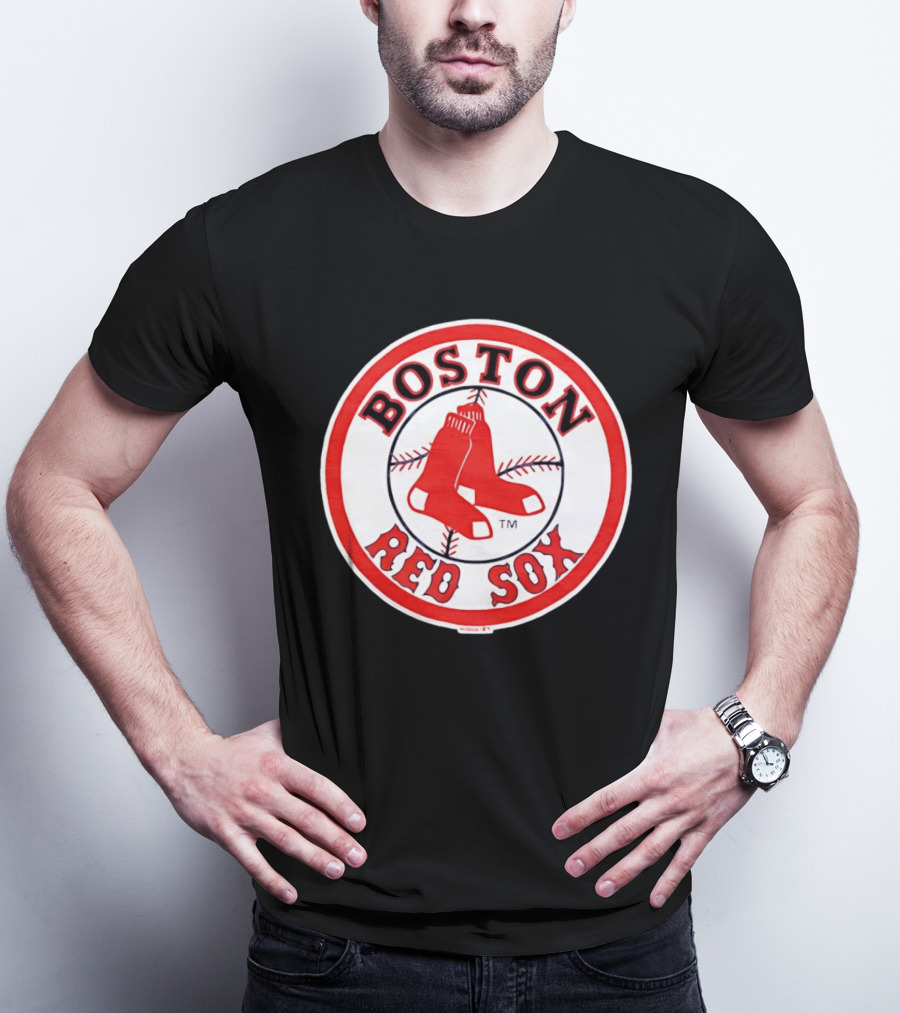 Boston Red Sox Hanging Red Socks Baseball Team T-Shirt