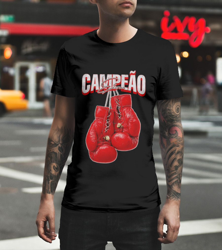 Campeao Eterno Red Boxing Gloves T-Shirt
