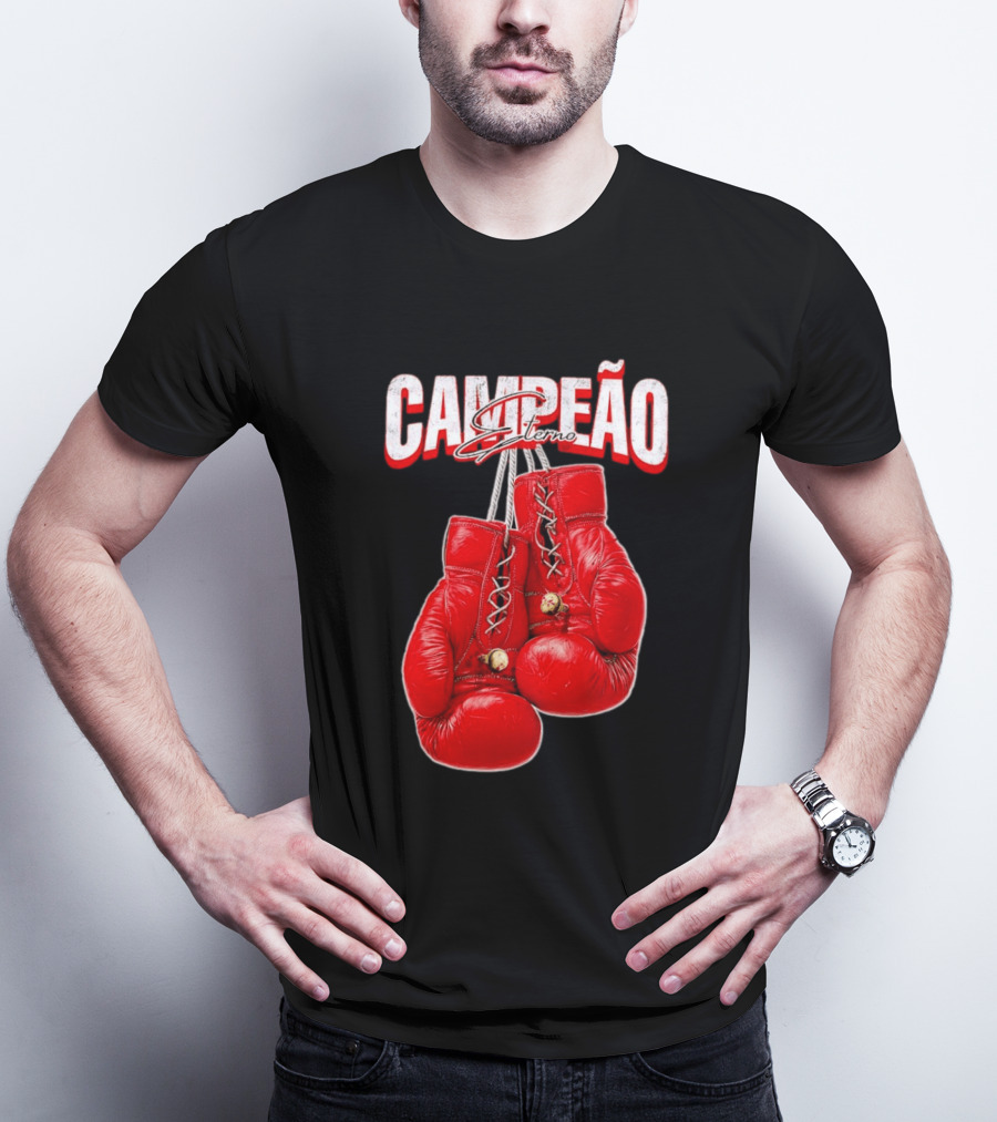Campeao Eterno Red Boxing Gloves T-Shirt