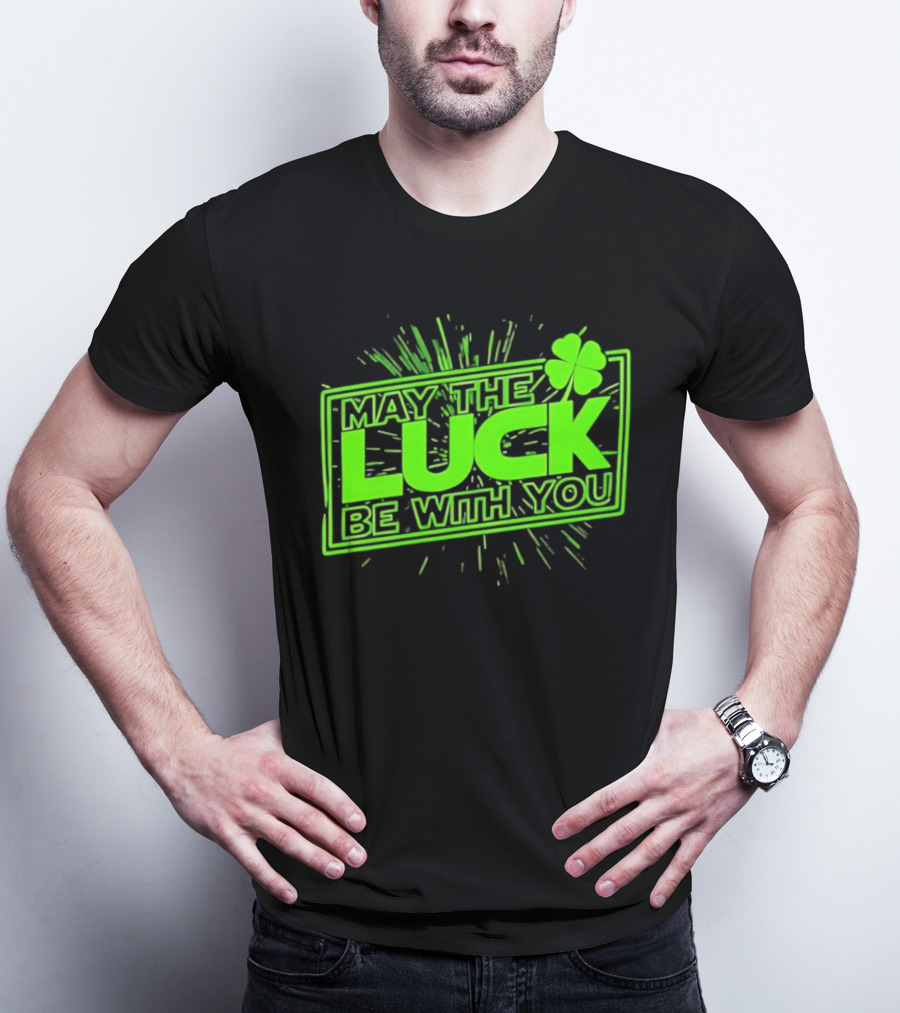 May The Luck Be With You Clover Star Wars T-Shirt