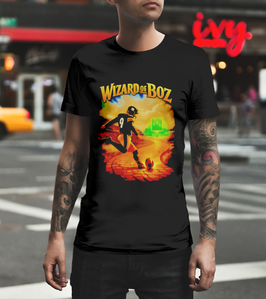 Wizard Of Boz Chris Boswell Pittsburgh Steelers Football Kicker Fantasy T-Shirt