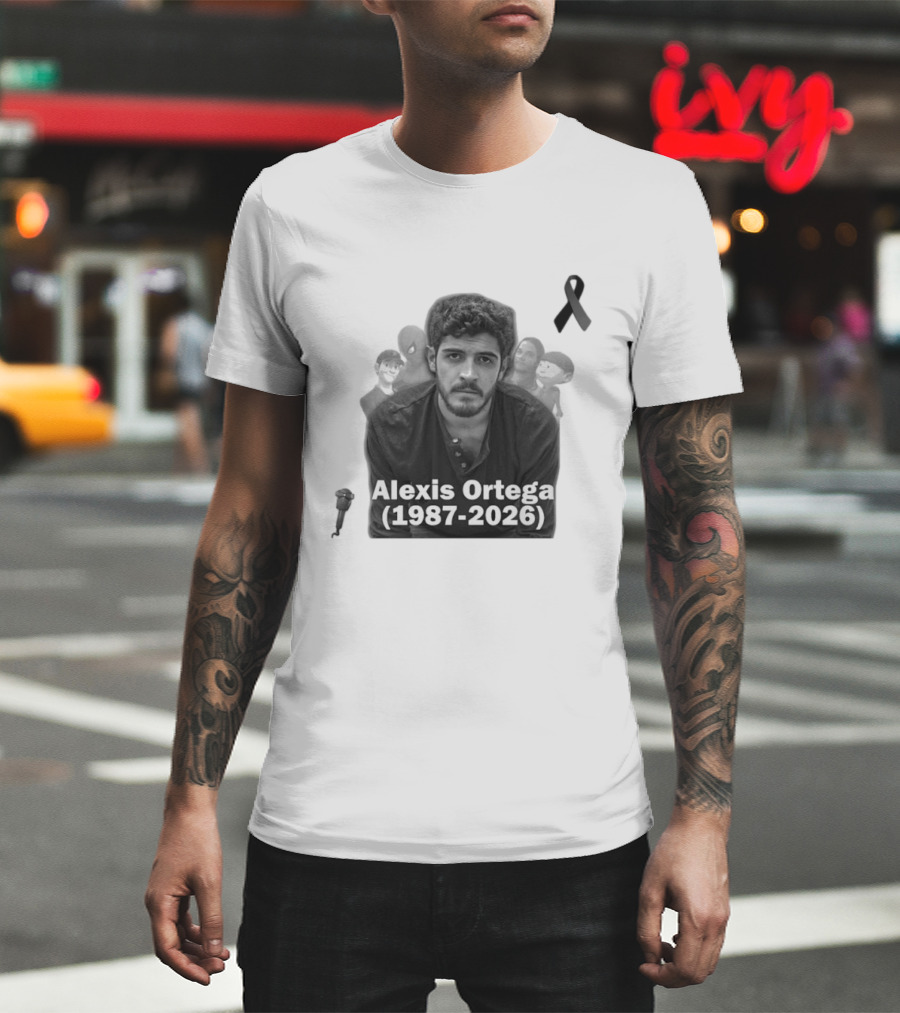 Rip Alexis Ortega Dead Voice Of Spider Man T-Shirt