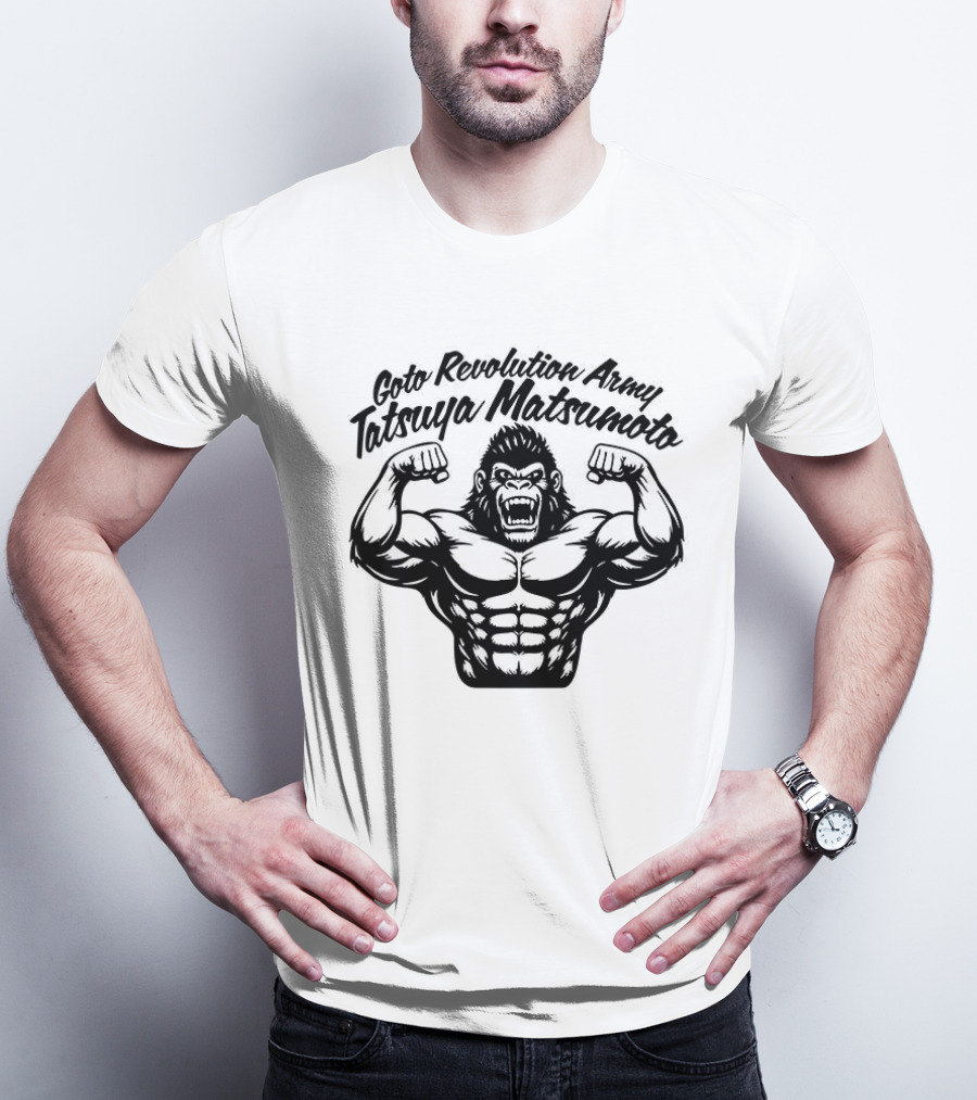 Goto Revolution Army Tatsuya Matsumoto Gorilla Flex T-Shirt