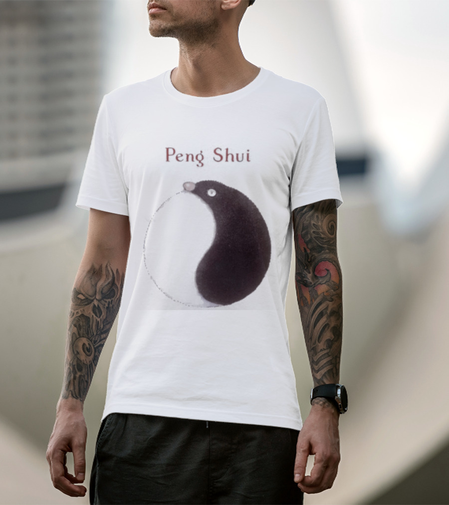 Peng Shui Yin Yang Symbol Smoke T-Shirt