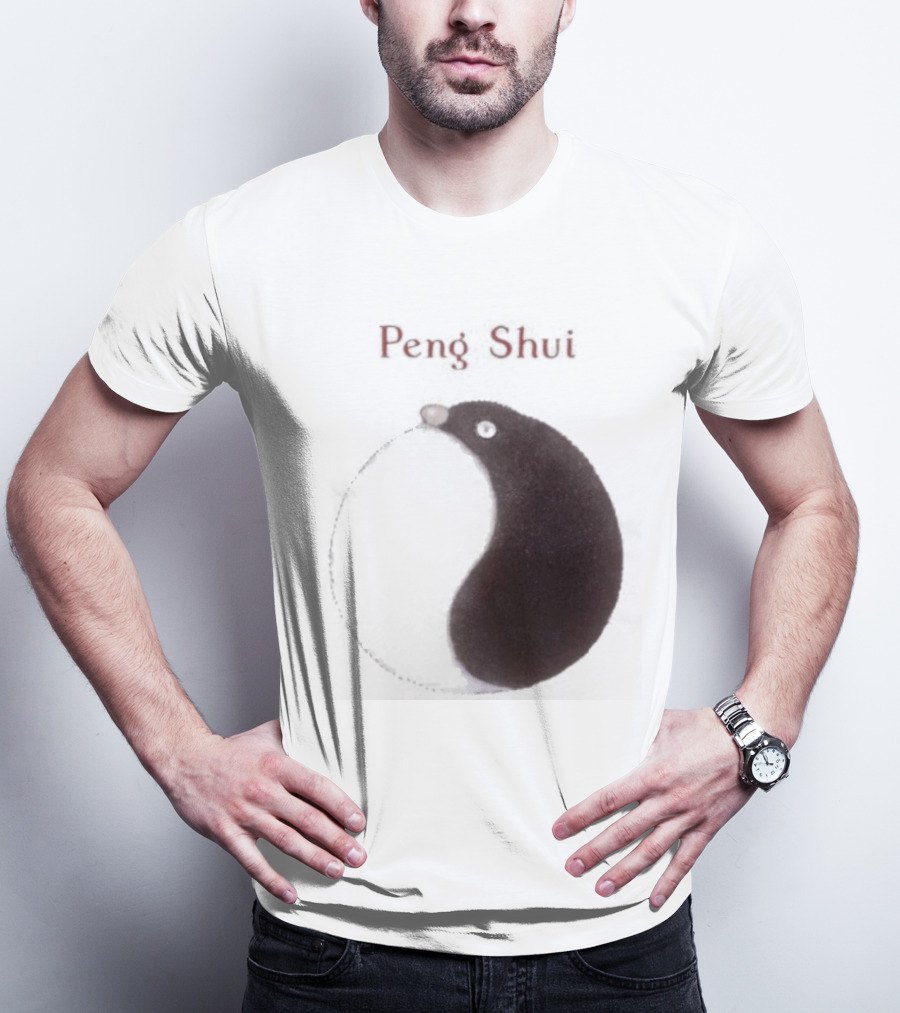 Peng Shui Yin Yang Symbol Smoke T-Shirt