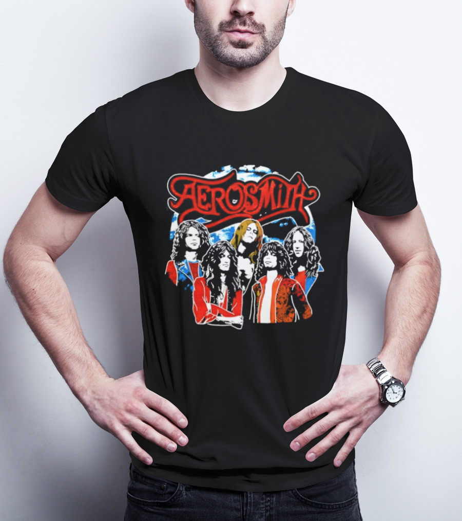 Aerosmith Band Vintage Art The Legendary Debut T-Shirt
