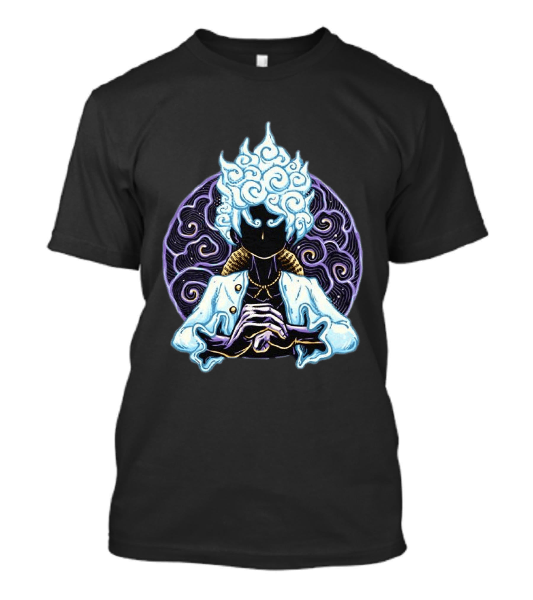 Luffy 5 One Piece Anime Gear Fifth White Hair Transformation T-Shirt