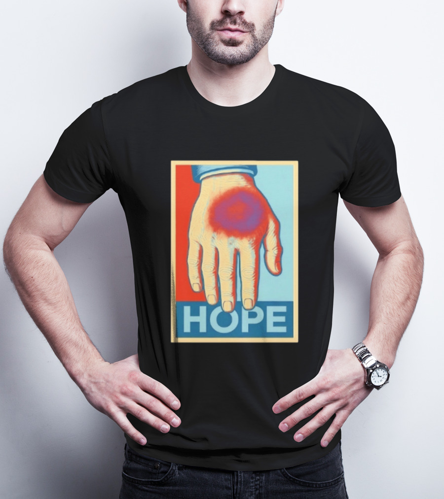 Trump Hope Hand Pop Art Style Springs Eternal T-Shirt