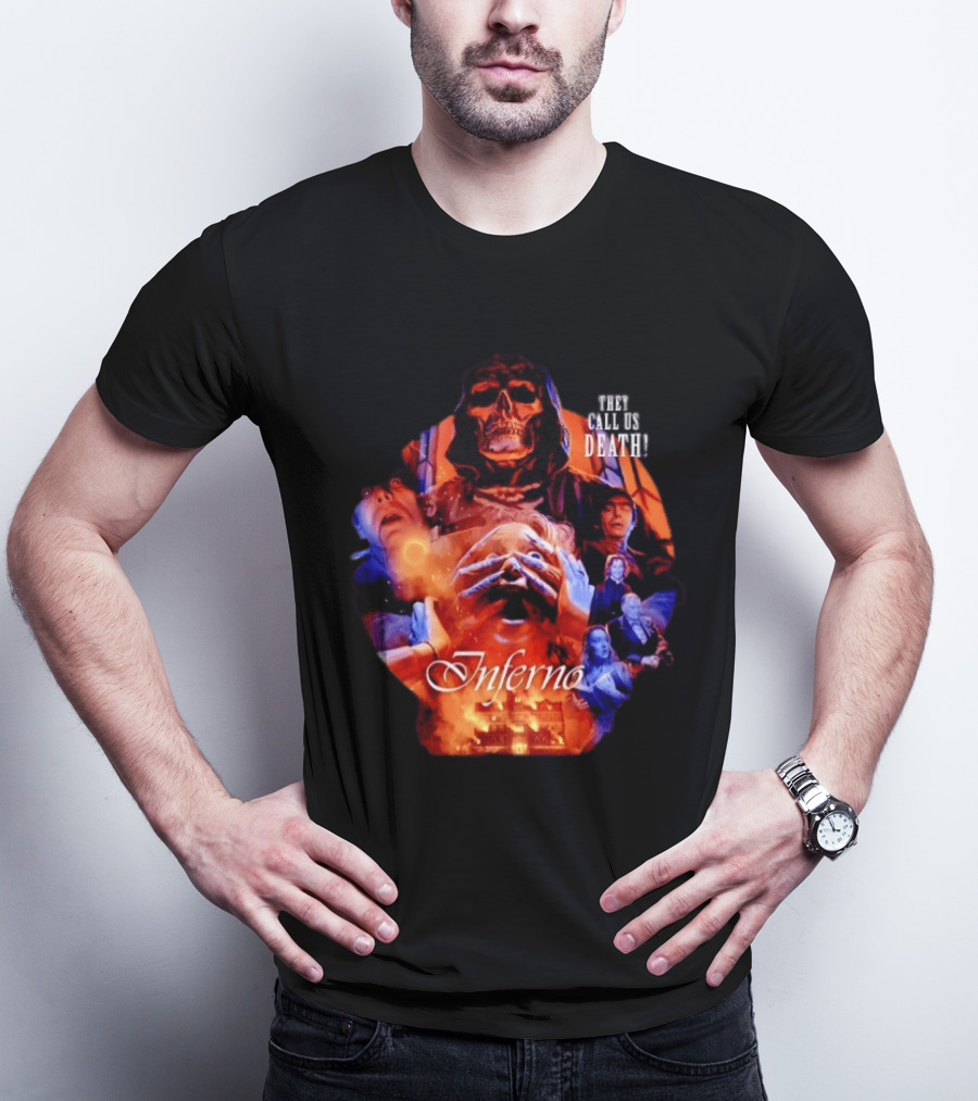 Dario Argento's Inferno They Call Us Death Horror Movie Collage T-Shirt
