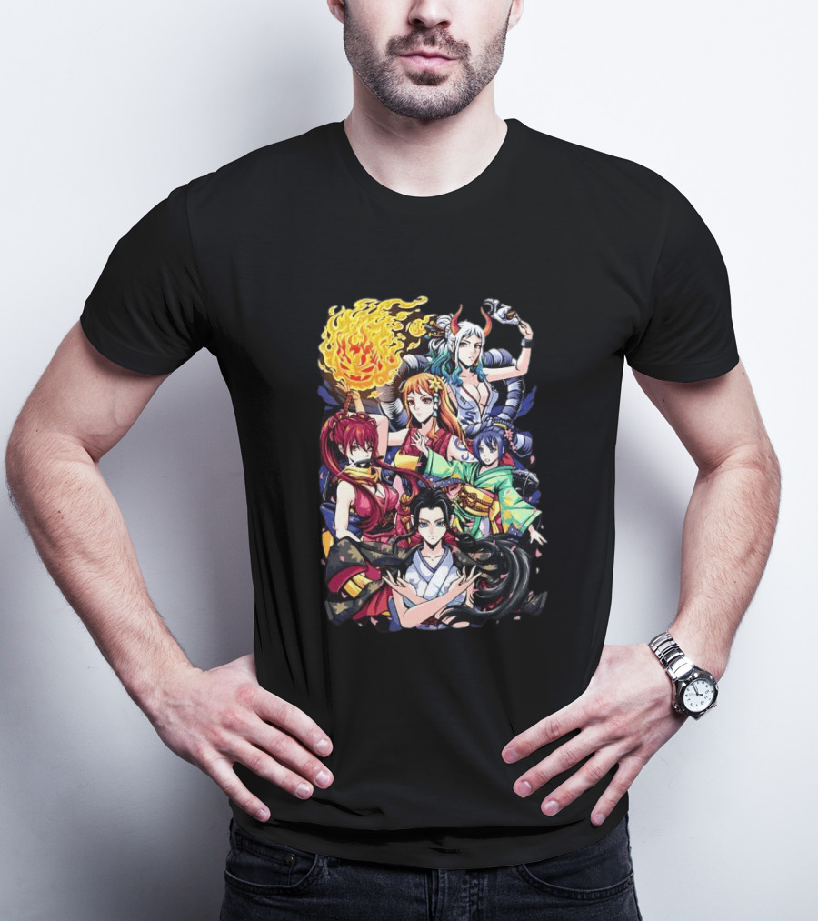 Wano Country Arc One Piece Anime Female Characters Crimson Voyage T-Shirt
