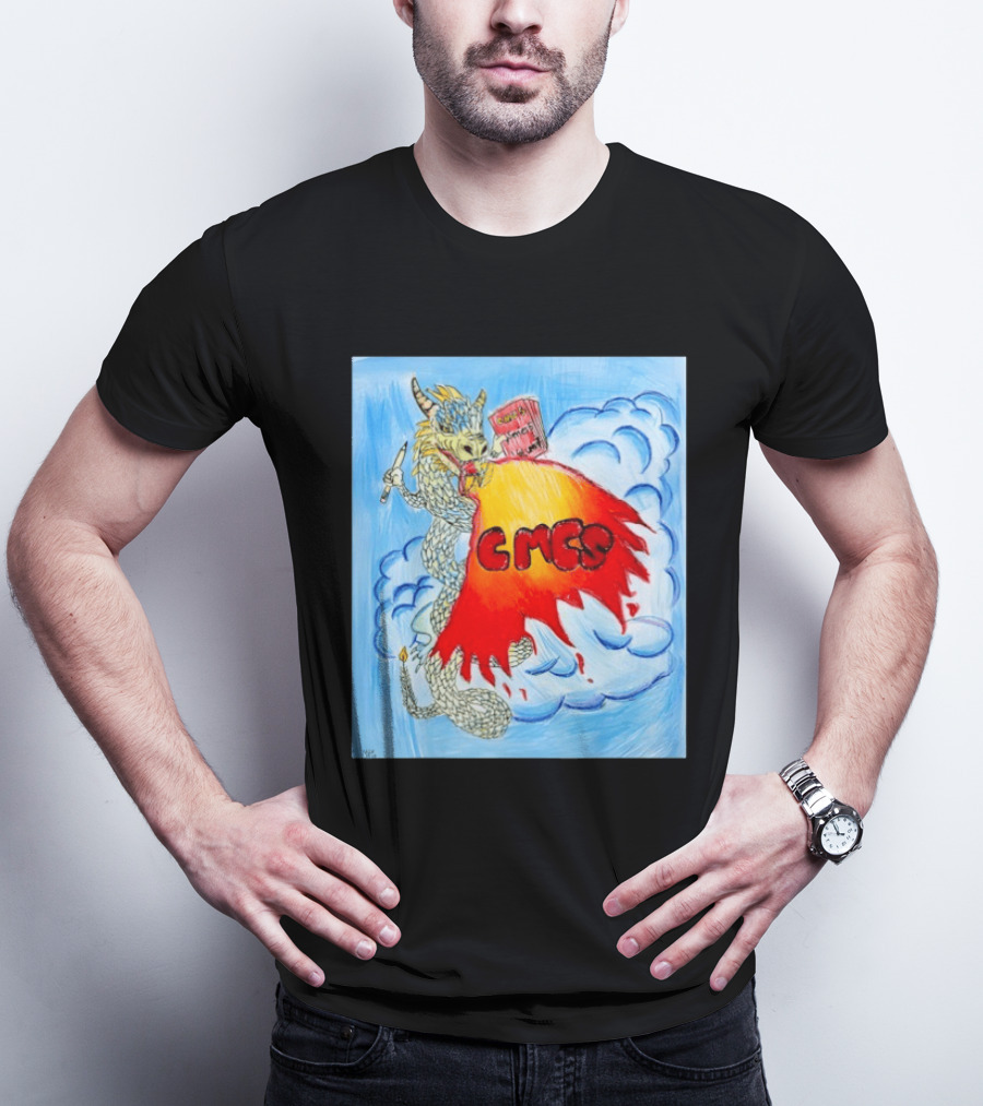 CMCS Yearbook Dragon 2026 Cloud Fire T-Shirt