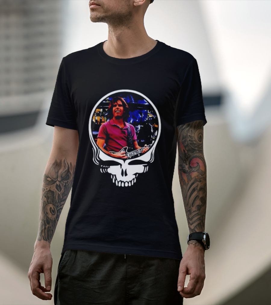 Bob Weir Grateful Dead Enjoying The Ride Skull T-Shirt