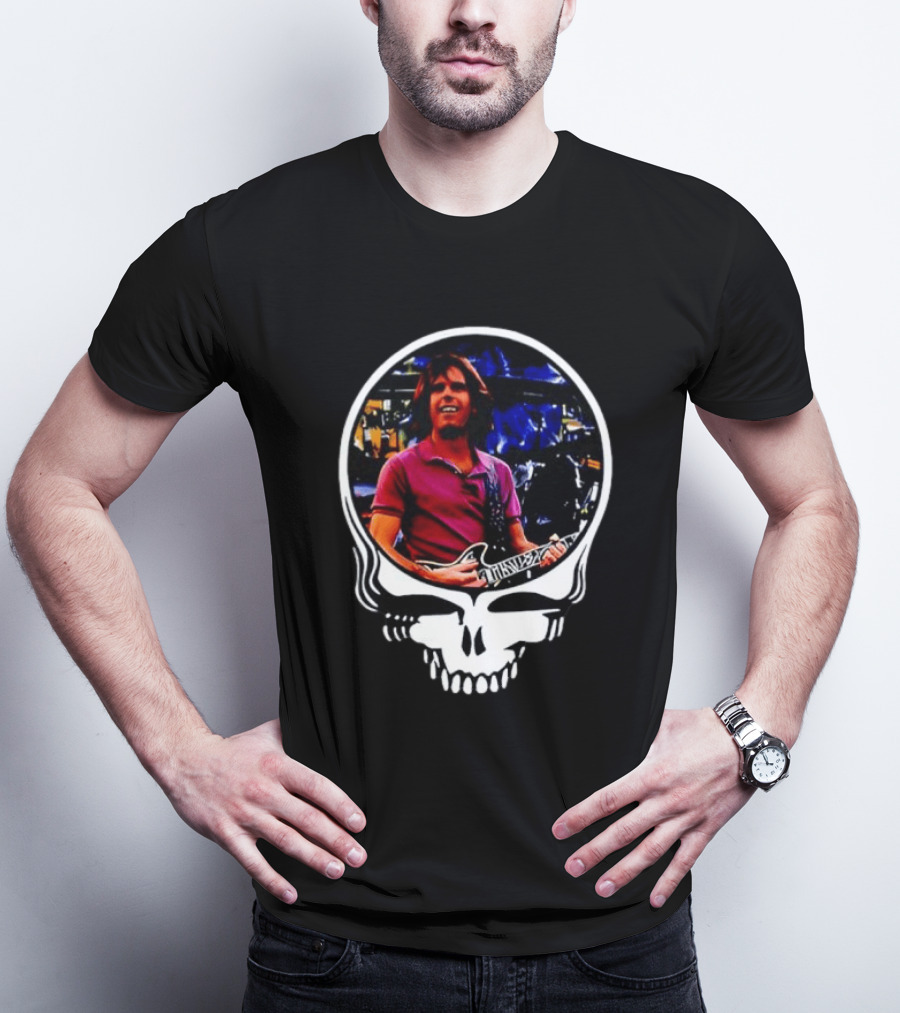 Bob Weir Grateful Dead Enjoying The Ride Skull T-Shirt
