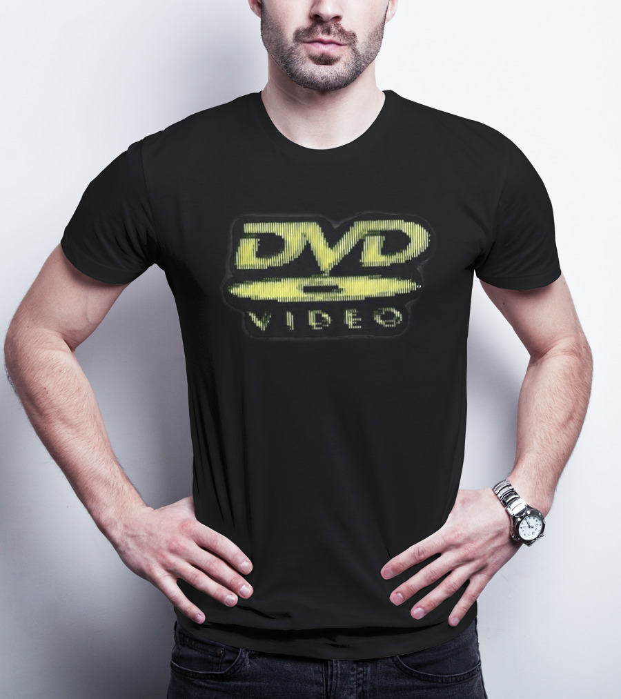 DVD Video Retro Logo Patch T-Shirt