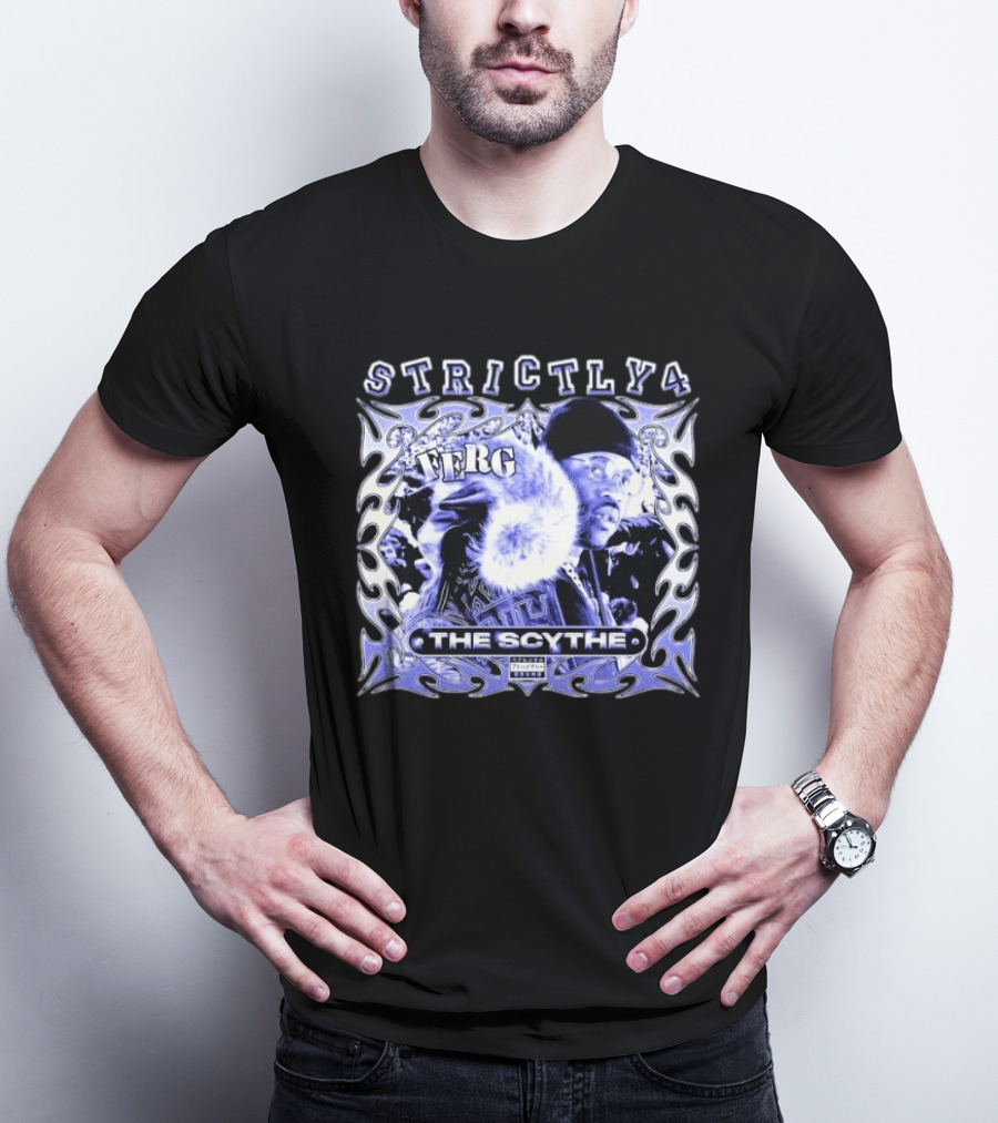Ferg Strictly 4 The Scythe Album Cover Art With Tribal Element T-Shirt
