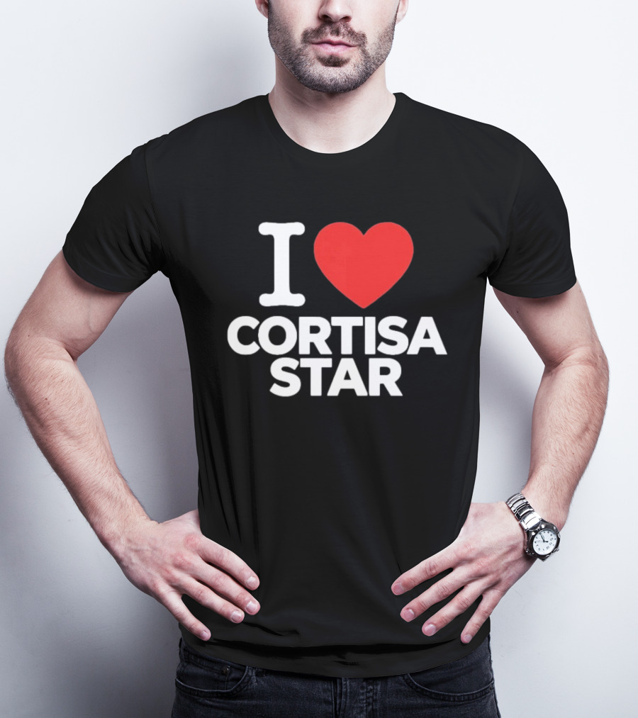 I Love Cortisa Star Heart T-Shirt