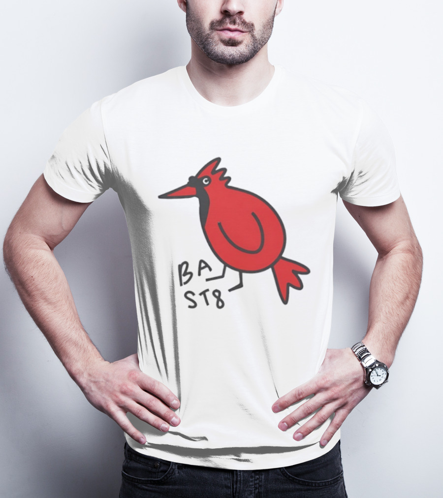 Ball State Cardinal Bird Doodle BSU Football T-Shirt