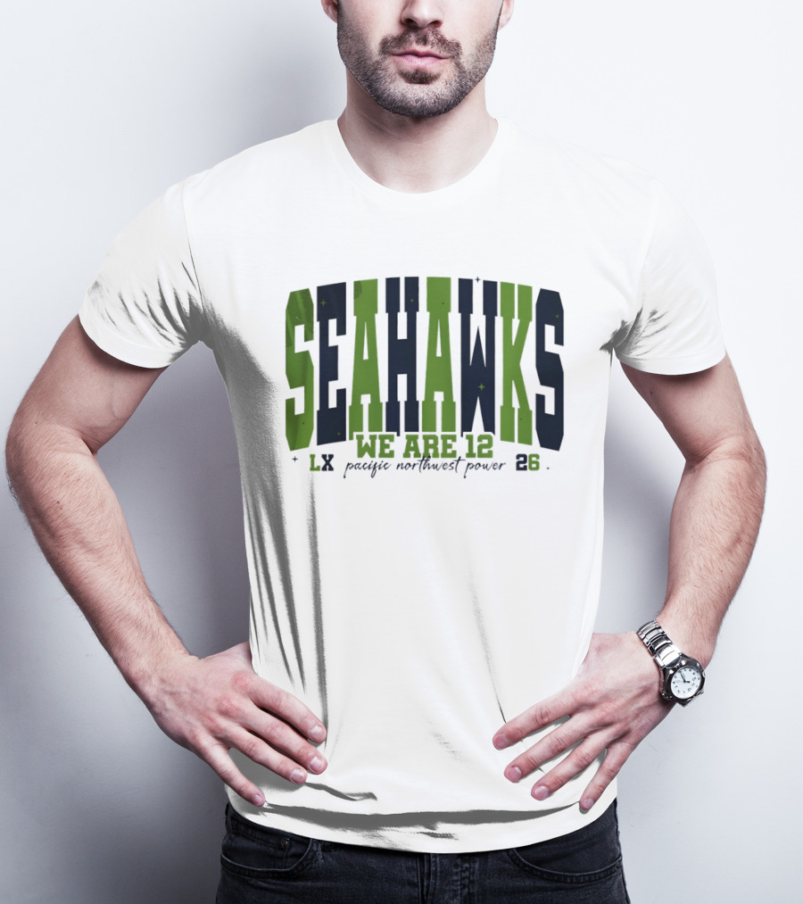Seattle Seahawks We Are 12 Pacific Northwest Power 12th Man Fan Spirit 23 T-Shirt