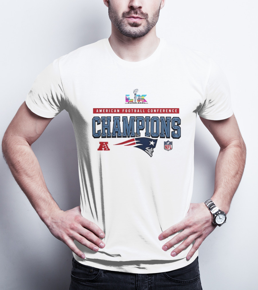 New England Patriots Super Bowl XLIX American Football Conference Champions T-Shirt