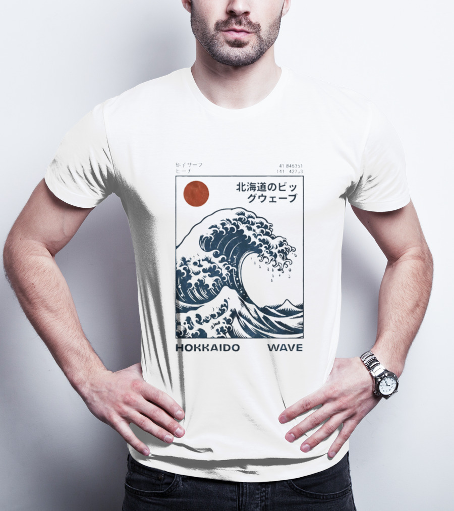 Hokkaido Wave Japan T-Shirt