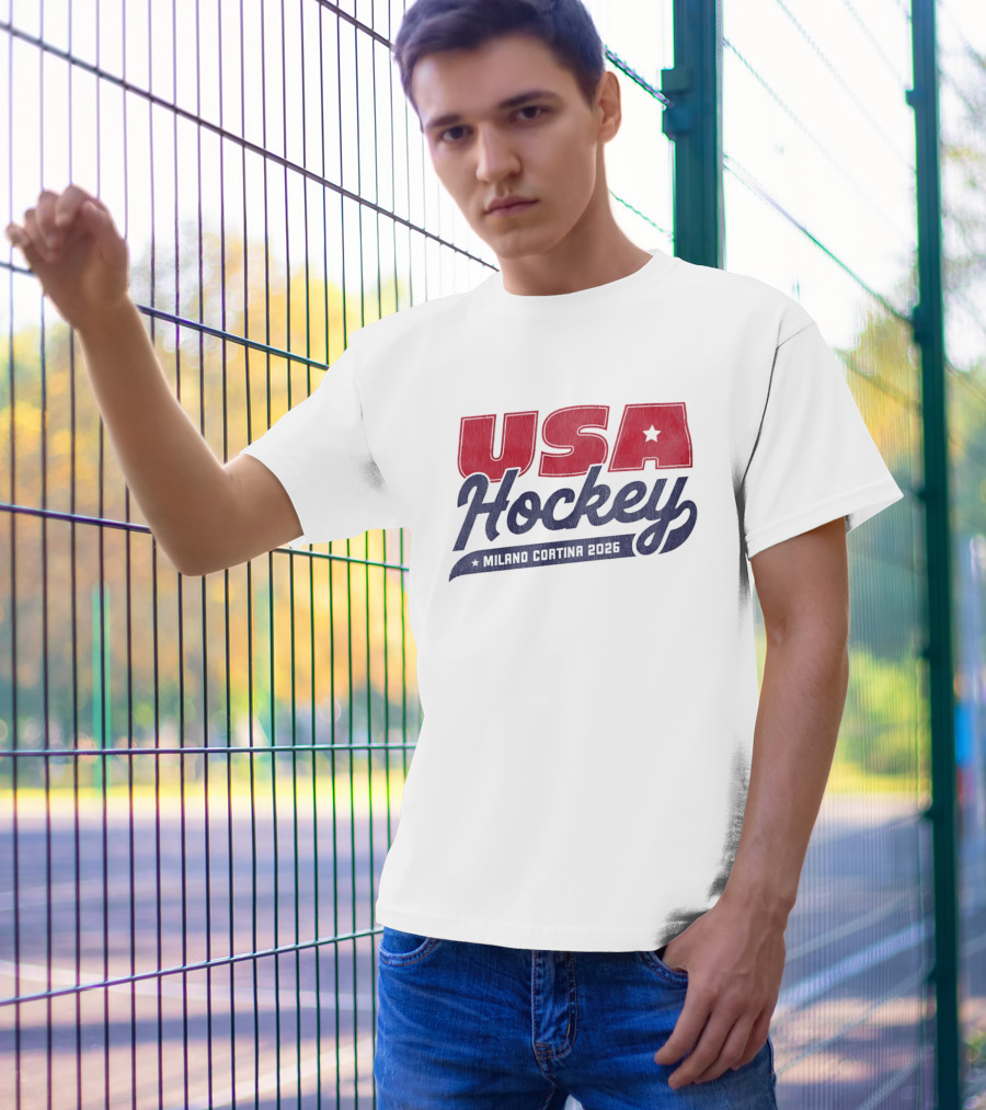USA Hockey Milano Cortina 2026 T-Shirt