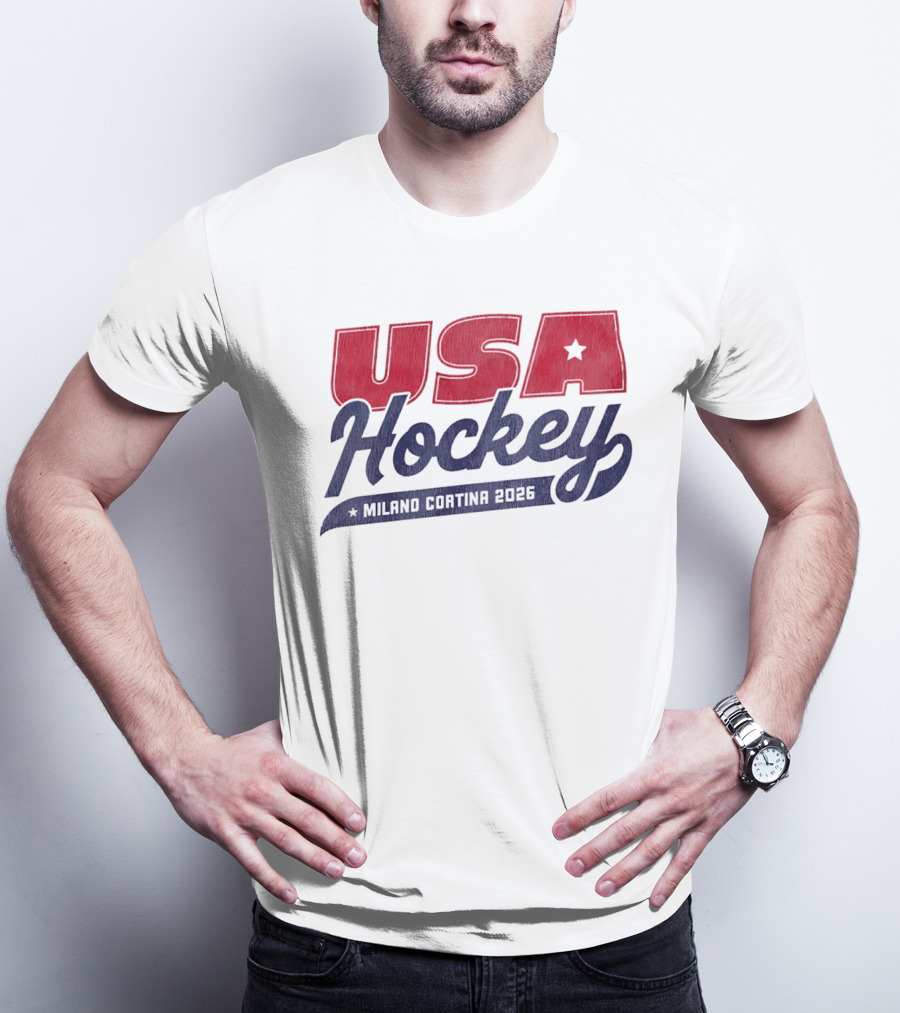 USA Hockey Milano Cortina 2026 T-Shirt