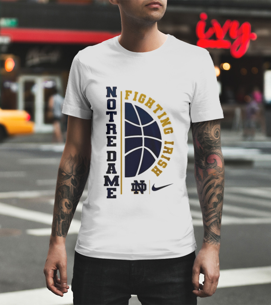 Notre Dame Fighting Irish Basketball Nike Collaboration Go Irish T-Shirt