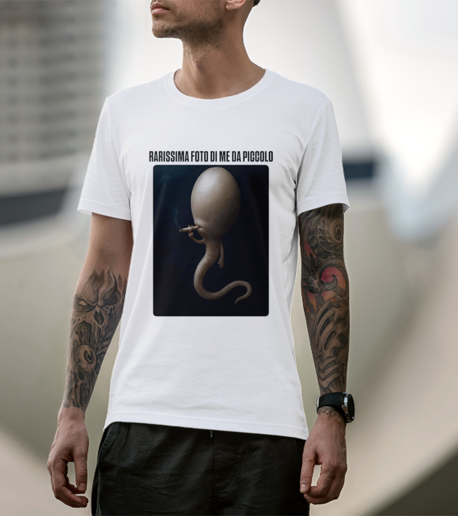 Rarissima Foto Di Me Da Piccolo Alieno Iconico Comico Divertente T-Shirt