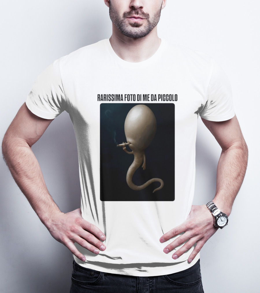 Rarissima Foto Di Me Da Piccolo Alieno Iconico Comico Divertente T-Shirt