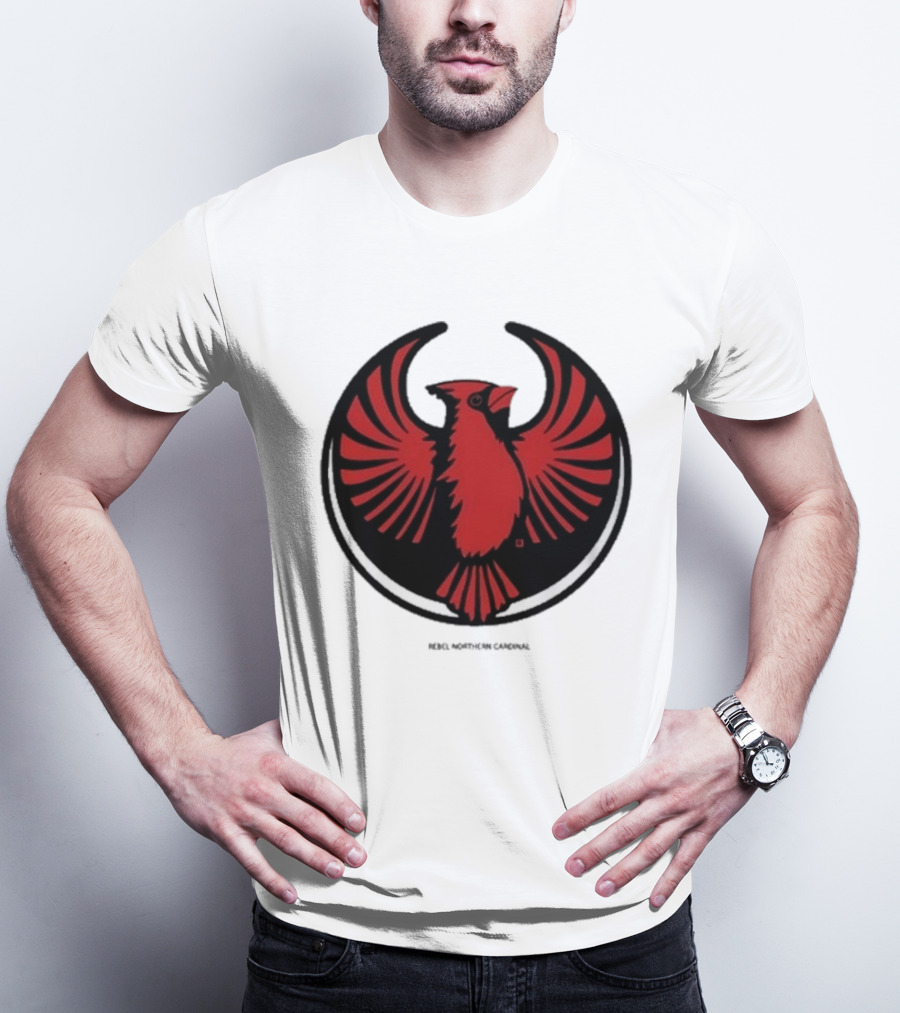 Rebel Northern Cardinal Alliance Heavyweight Bird T-Shirt