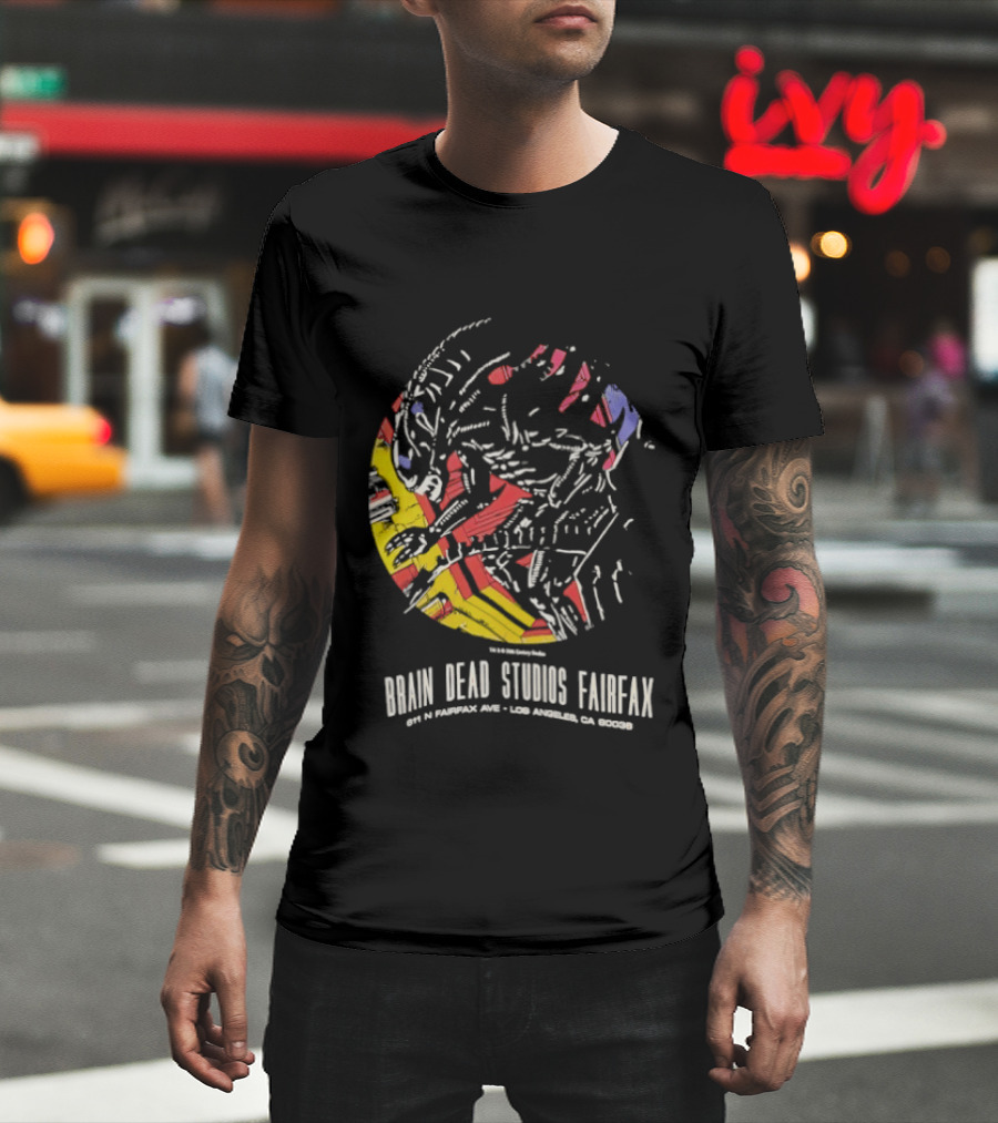 Brain Dead Studios Fairfax Alien One To Another Aug 4 Los Angeles CA RSVP T-Shirt