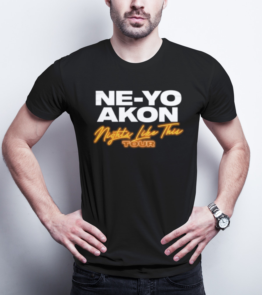 Ne Yo Akon Nights Like This Tour 2026 T-Shirt