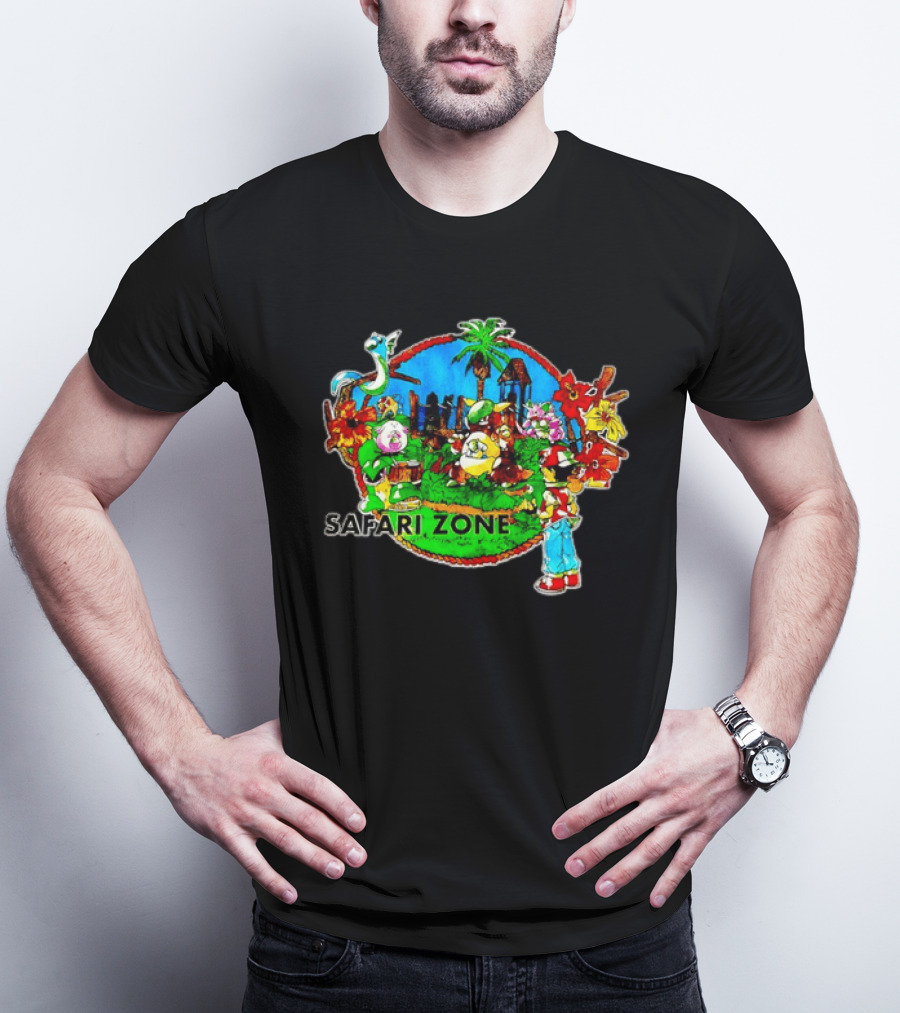 Safari Zone Pokémon Adventure With Ash Ketchum And Friends T-Shirt