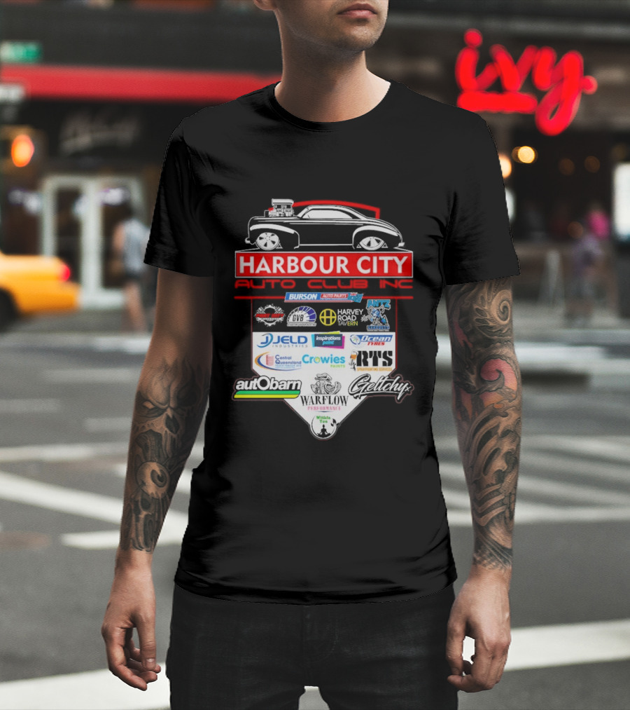 Harbour City Auto Club Burson Central Queensland Crowies Paints Inspirations Paints Wurth Ocean Tyres 2026 T-Shirt