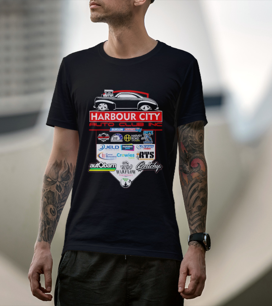 Harbour City Auto Club Burson Central Queensland Crowies Paints Inspirations Paints Wurth Ocean Tyres 2026 T-Shirt
